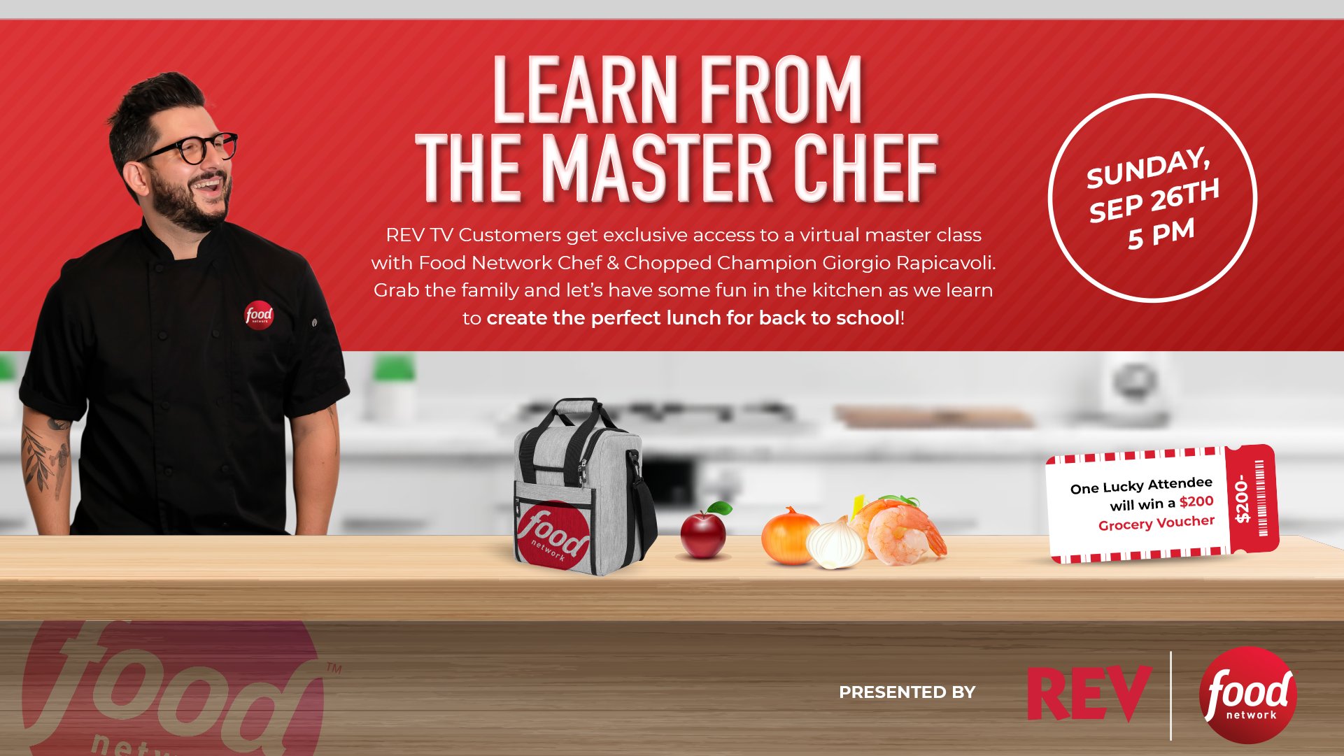 REV Food Network Registration Form - REV