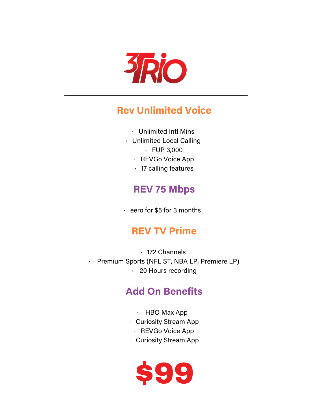 REV TRIO - Bahamas Phone, High Speed Internet & Cable TV | REV